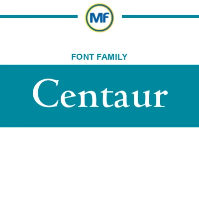 Download Centaur Fonts | MaisFontes