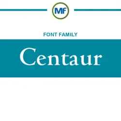 Centaur Bold Font: Free Download | MaisFontes