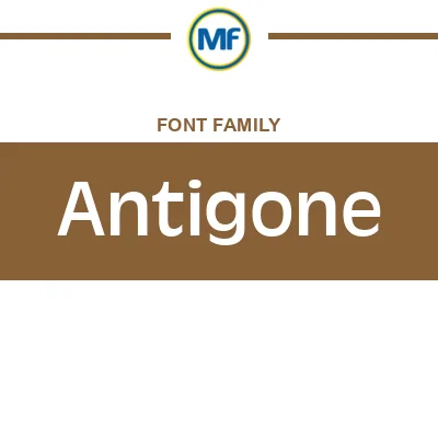 Download Antigone Fonts | MaisFontes