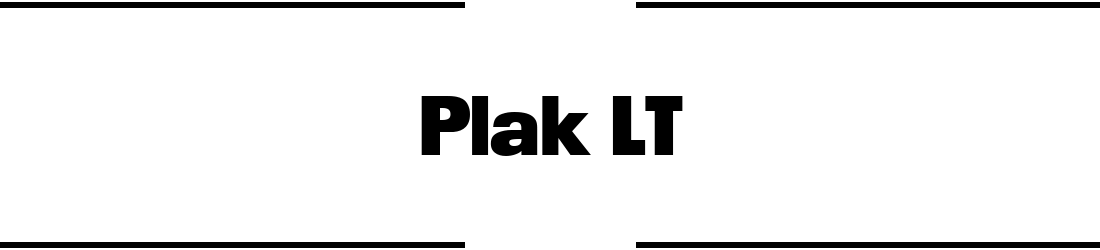Plak LT Black ExtraCondensed: Free Font Download | MaisFontes