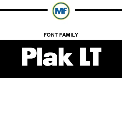 Plak LT Font Family: Download Free | MaisFontes