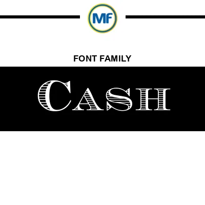 Cash Font Family: Download Free | MaisFontes