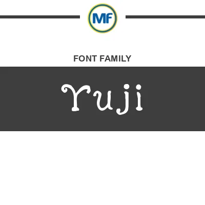 Yuji Font Family: Download Free (Google Fonts) | MaisFontes