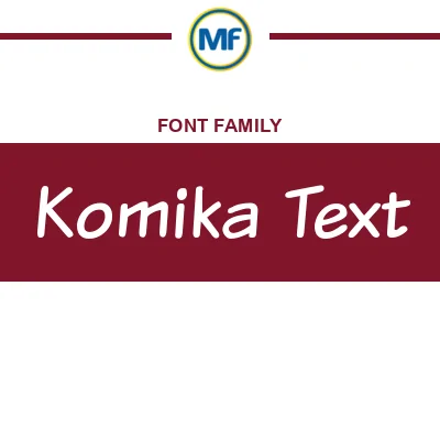 Download Komika Text Fonts | MaisFontes