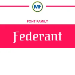 Federant: Free Font Download | MaisFontes