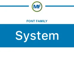 System Font Regular: Free Font Download | MaisFontes