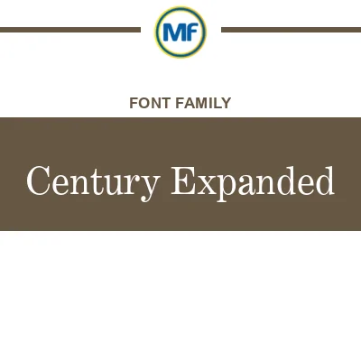 Download Century Expanded Fonts | MaisFontes