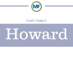 Howard Font: Free Download | MaisFontes