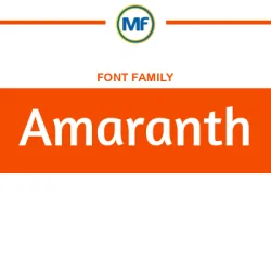 Amaranth Regular: Free Font Download | MaisFontes