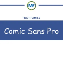 Comic Sans Pro：免费字体下载 | MaisFontes