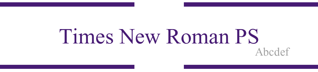 Times New Roman PS MT: Download Free Font | MaisFontes