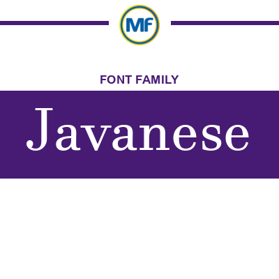Download Javanese Fonts | MaisFontes