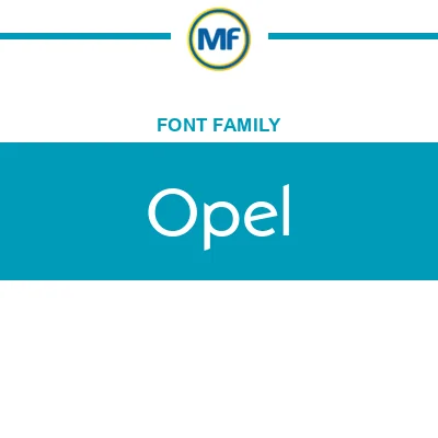 Download Opel Fonts | MaisFontes