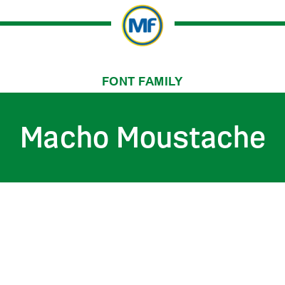 Macho Moustache Font Family: Download Free | MaisFontes