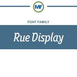Rue Display Bold: Free Font Download | MaisFontes
