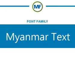 Myanmar Text Bold: Free Font Download | MaisFontes