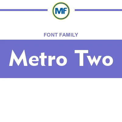 Download Metro Two Fonts | MaisFontes