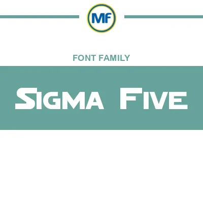 Download Sigma Five Fonts | MaisFontes