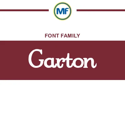 Garton Font Family: Free Download | MaisFontes