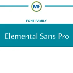 Elemental Sans Pro Bold: Free Font Download | MaisFontes