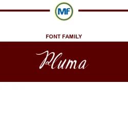 Pluma Font: Free Download | MaisFontes