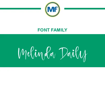 Melinda Daily Font Family: Download Free | MaisFontes