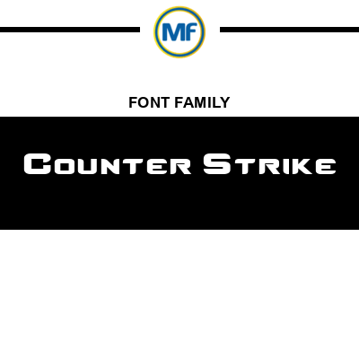 Counter Strike Font Family: Download Free | MaisFontes