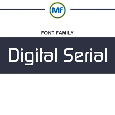 Digital Serial Font Family: Free Download | MaisFontes