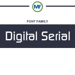 Digital Serial Bold: Download Free Font | MaisFontes