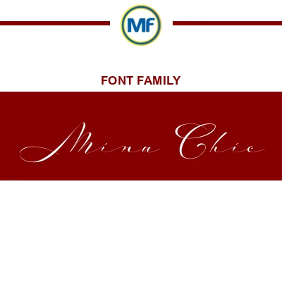 Download Mina Chic Fonts | MaisFontes