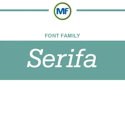 Download Serifa Fonts | MaisFontes