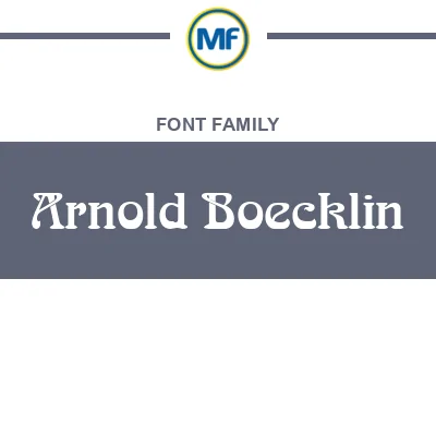 Download Arnold Boecklin Fonts | MaisFontes