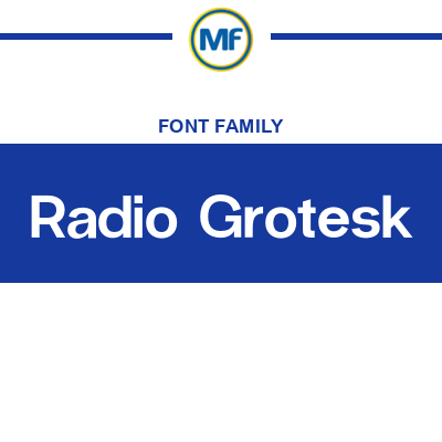 Radio Grotesk Font Family: Free Download | MaisFontes