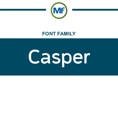 Casper Font Family: Download Free | MaisFontes
