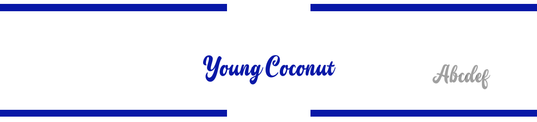Young Coconut Script: Free Font Download | MaisFontes