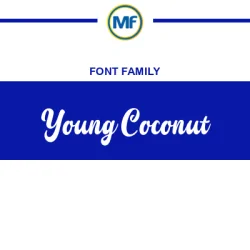 Young Coconut Script Font: Free Download | MaisFontes