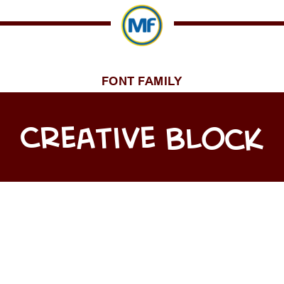 Download Creative Block BB Fonts | MaisFontes