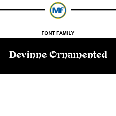 Download Devinne Ornamented Fonts | MaisFontes