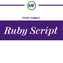 Ruby Script Bold: Free Font Download | MaisFontes