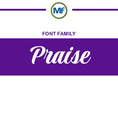 Download Praise Fonts (Google Fonts) | MaisFontes