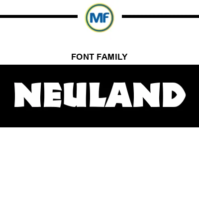 Neuland Font Family: Free Download | MaisFontes