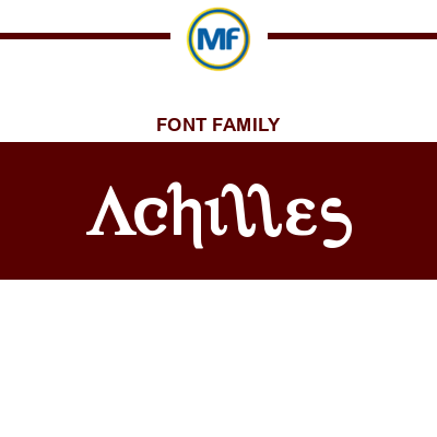 Download Achilles Fonts | MaisFontes