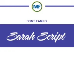 Sarah Script Dark: Free Font Download | MaisFontes