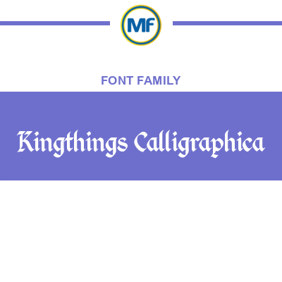 Download Kingthings Calligraphica Fonts | MaisFontes