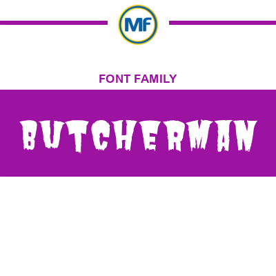Download Butcherman Fonts (Google Fonts) | MaisFontes