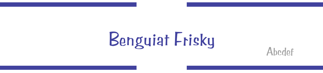 Benguiat Frisky Font: Free Download | MaisFontes