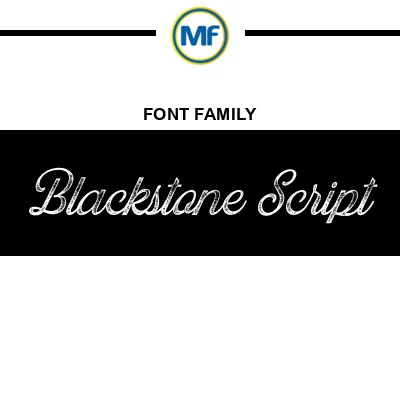 Download Blackstone Script Fonts | MaisFontes