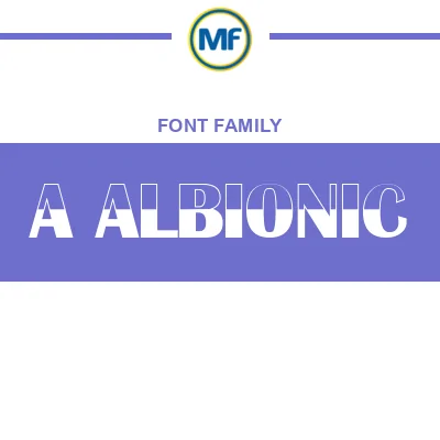 A Albionic Font Family: Download Free | MaisFontes