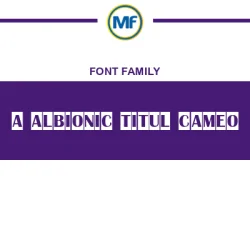 A Albionic Titul Cameo Decor 2 Cmb Bold: Free Font Download | MaisFontes