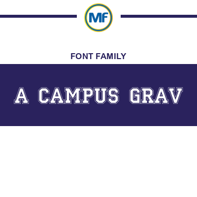 A Campus Grav Font Family: Download Free | MaisFontes